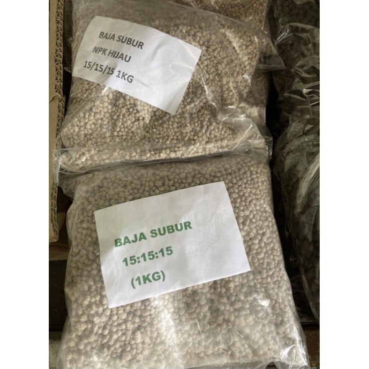 1kg# # Baja NPK Green 15 15 15 / Baja Kesuburan, Pembesaran dan ...