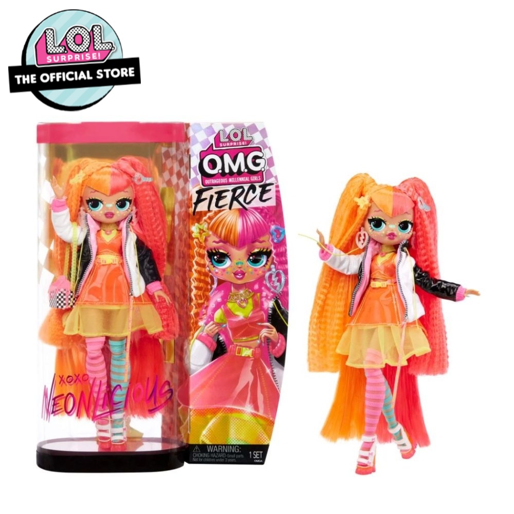 LOL Surprise OMG Fierce Neonlicious Fashion Doll with Surprises (585237 ...