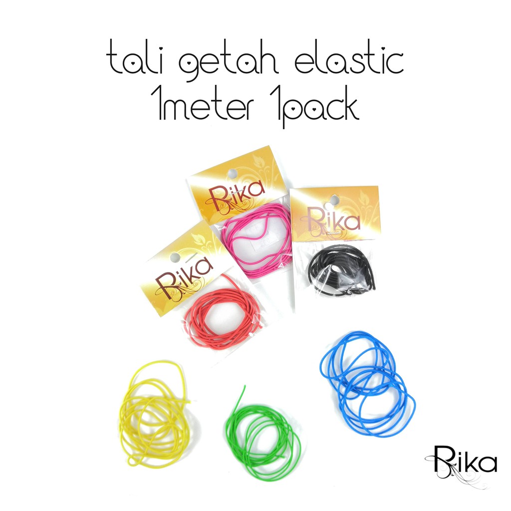 Tali getah elastic 0.8mm 1meter elastik 1pack | Shopee Malaysia