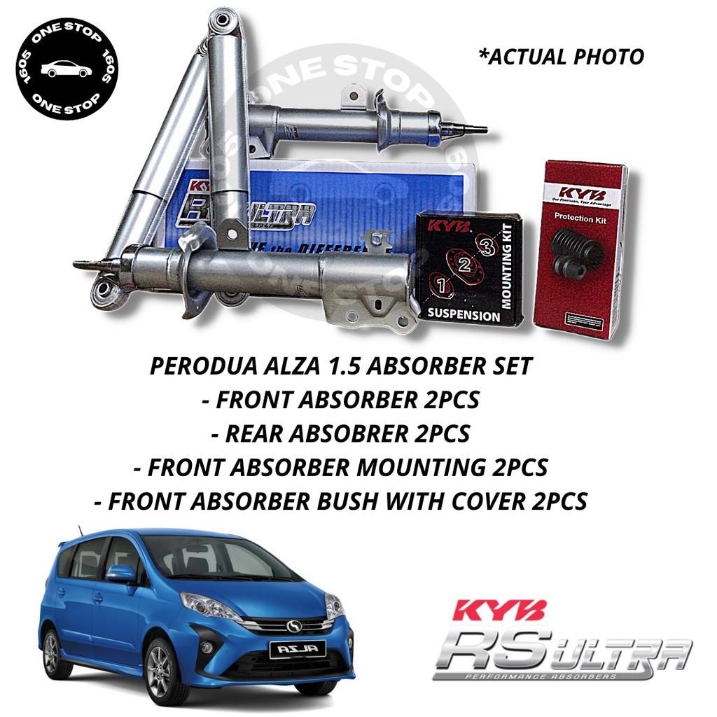 PERODUA ALZA 2009-2021 KYB KAYABA ABSORBER SET (FRONT & REAR ABSORBER ...