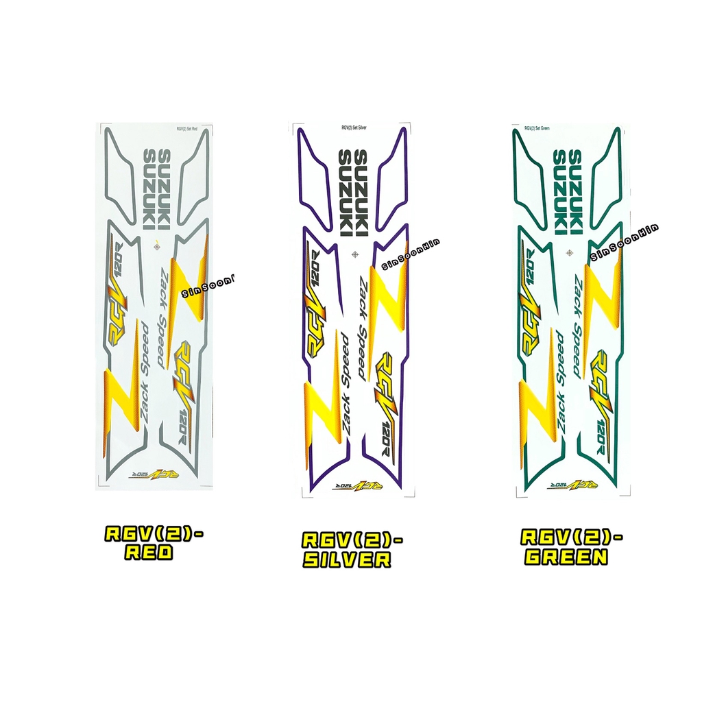 Suzuki RGV (2) Body Sticker / Stripe | Shopee Malaysia