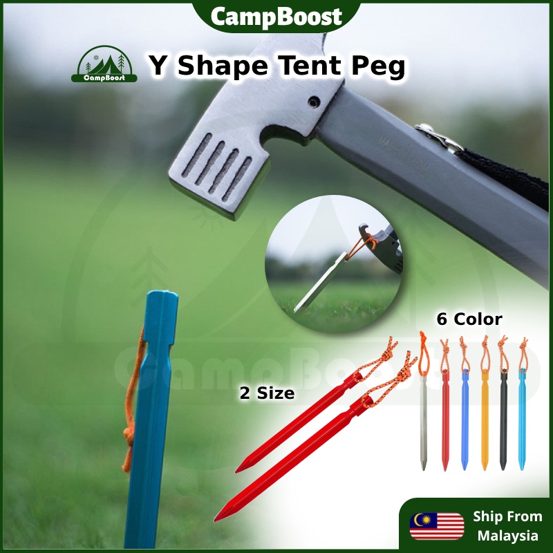 CampBoost Camping Peg Nail Tent Peg Set Pancang Khemah Paku Khemah ...