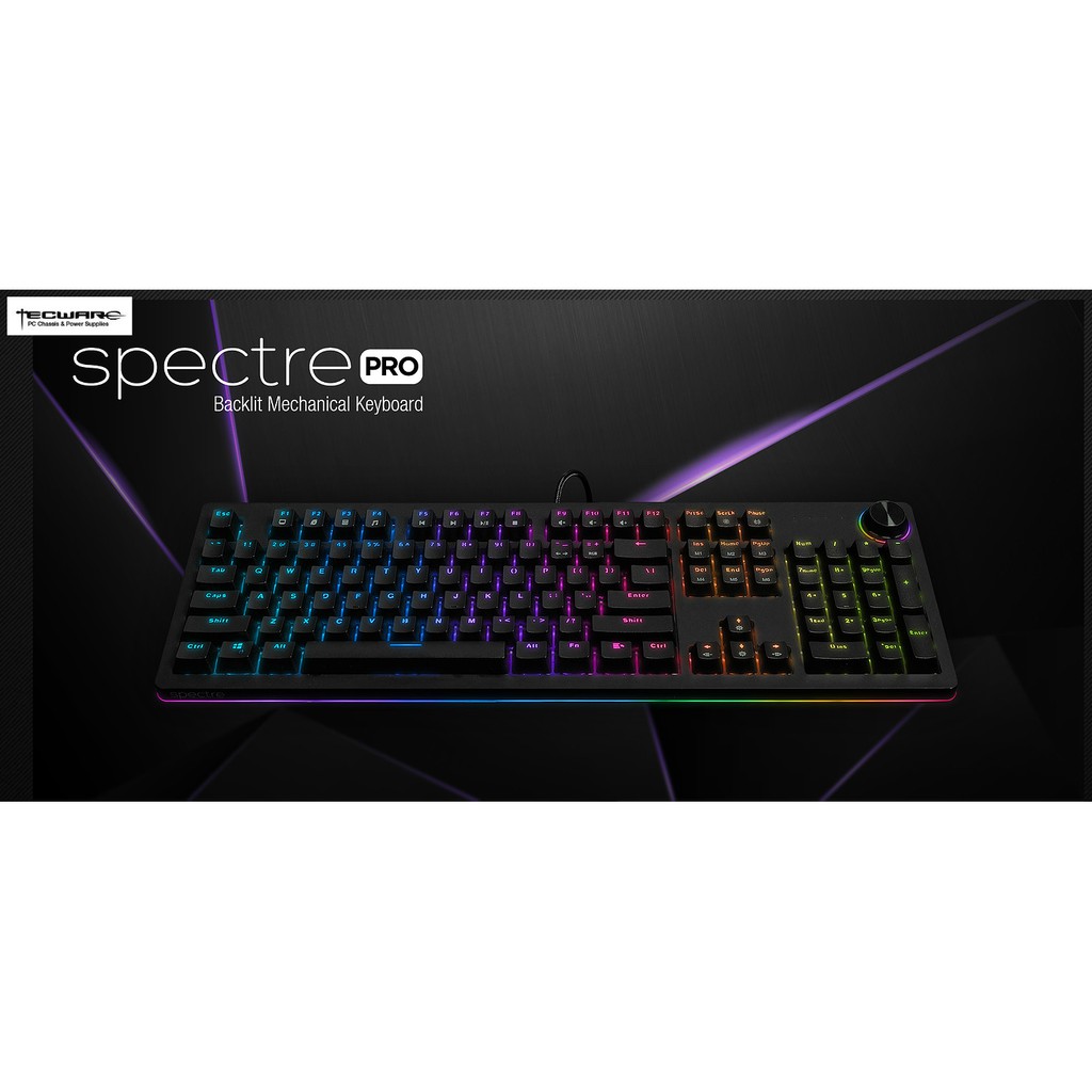 Tecware Spectre Pro RGB Mechanical Keyboard (Blue/Brown/Red Switch ...
