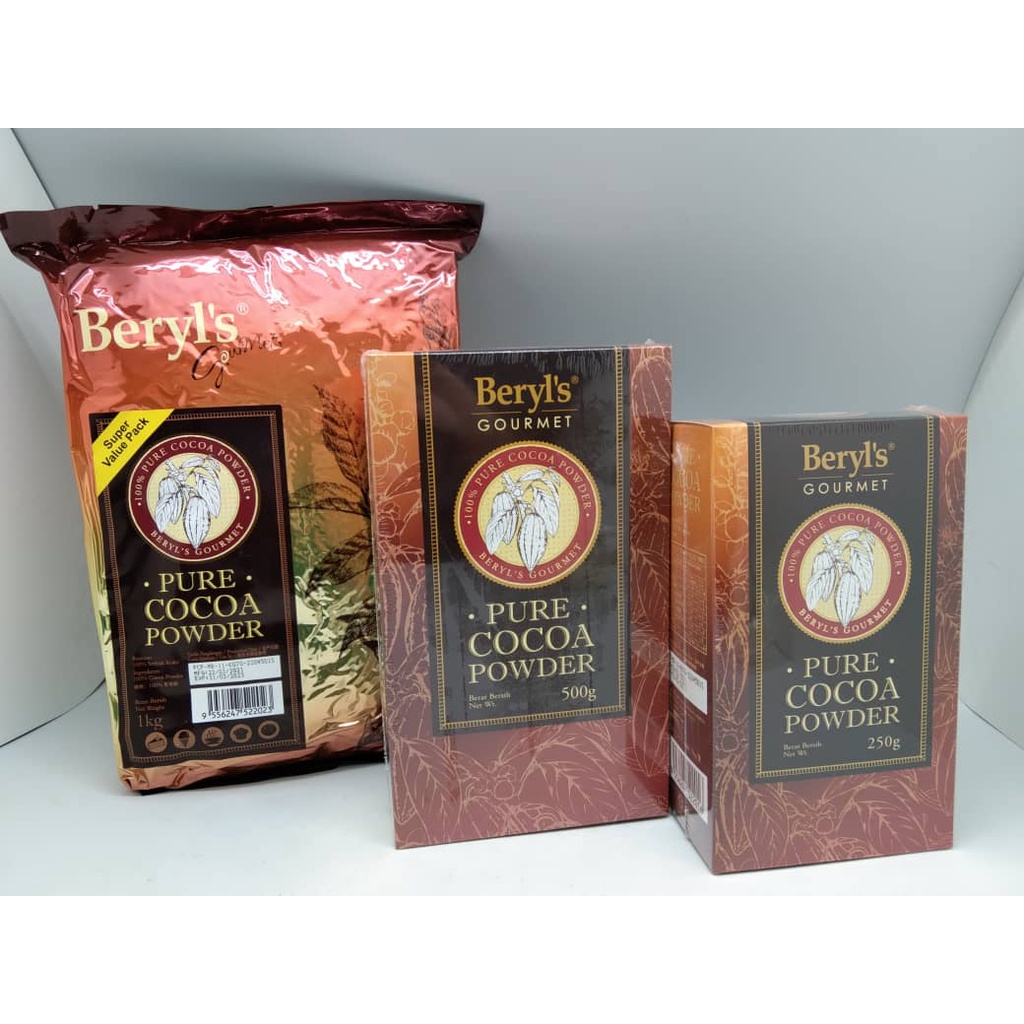 Beryl's Gourmet Pure Cocoa Powder 可可粉 250gm / 500gm | Shopee Malaysia