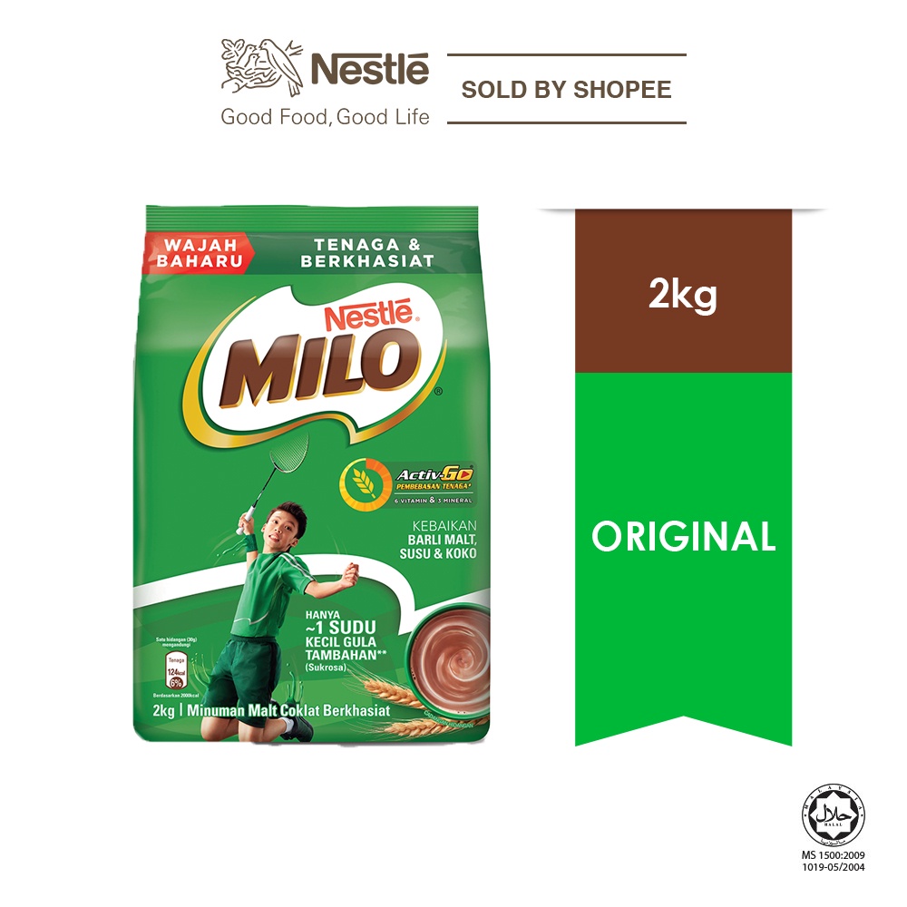 MyLokal Store!!Nestle MILO Activ-Go Chocolate Malt Powder (2kg ...