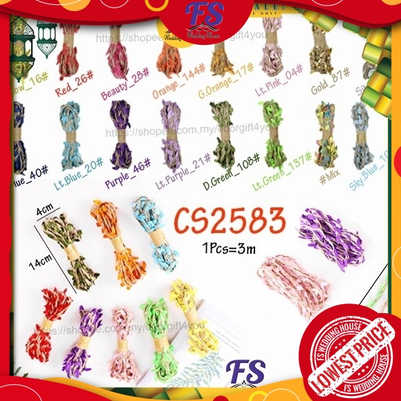 Glitter Shining String / Tali pengikat / Tali Warna Warni / Accessorie ...