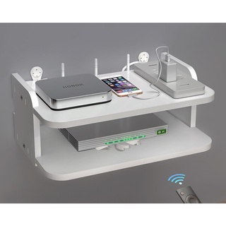 Rack Wireless Modem Top Box Floating Storage Shelf Wall Modem Holder ...
