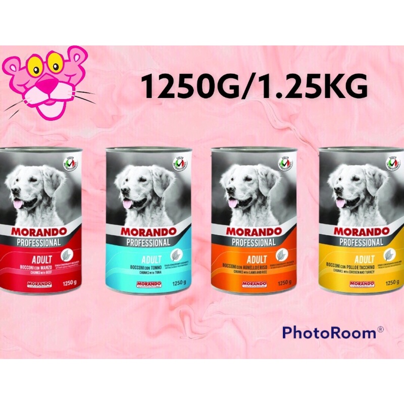 Morando Professional Chunks Dog Canned Food / Dog Wet Food 1250g / 1 ...