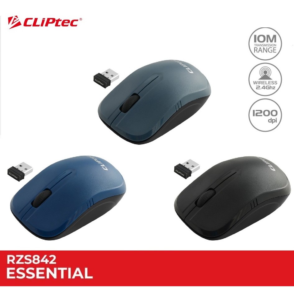 CLIPTEC WIRELESS MOUSE 1200DPI 2.4GHZ | Shopee Malaysia