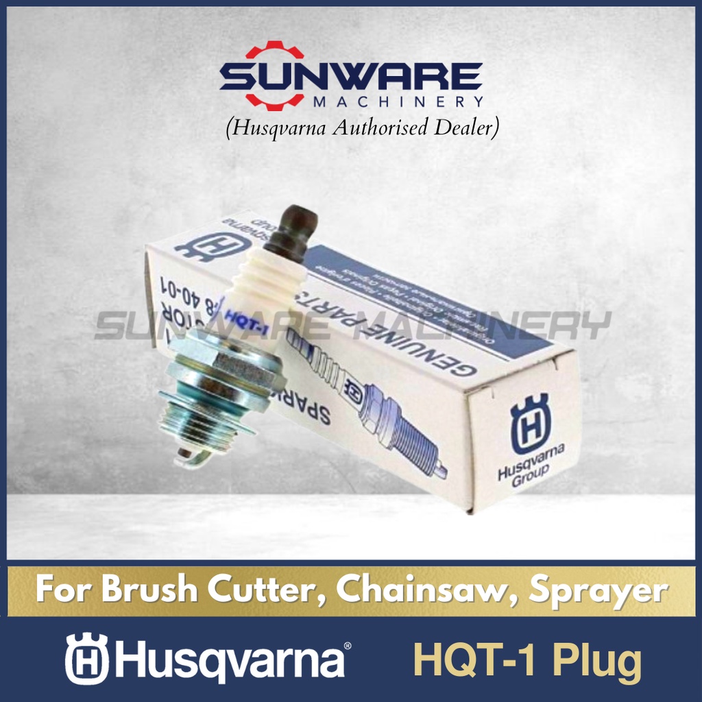 HUSQVARNA HQT-1 Original Spark Plug for Brush Cutter and Chainsaw ...