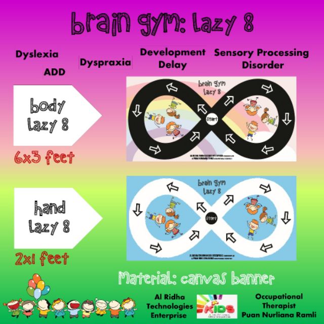 BRAIN GYM: LAZY 8 PLAYMAT | Shopee Malaysia