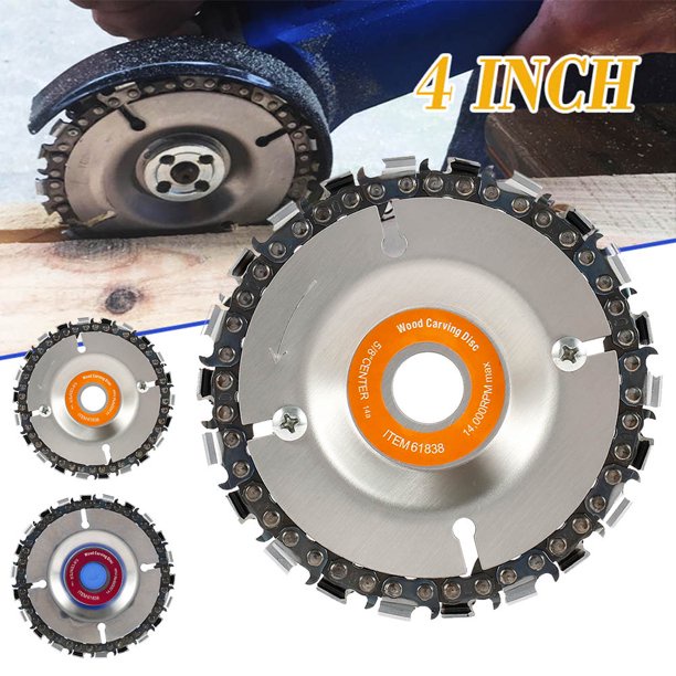 4 Inch Tooth Grinder Disc Tooth Fine Chain Saw Angle Grind Wood Carving ...