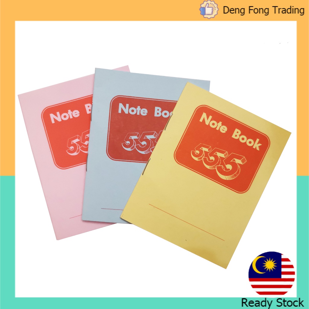 Note Book 555 (18 muka surat) | Shopee Malaysia