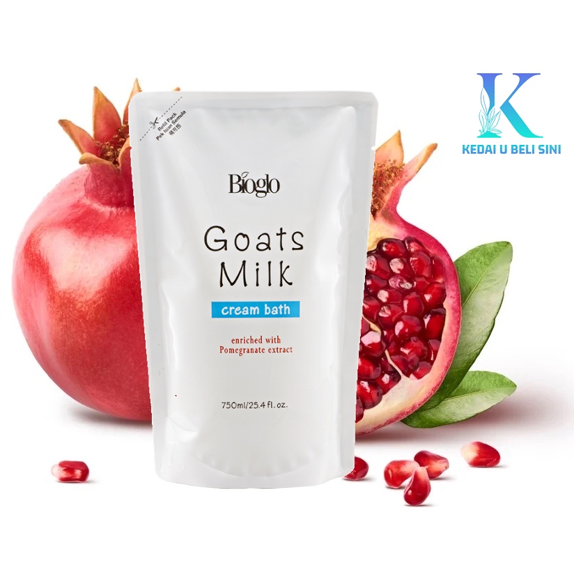 Cosway Bioglo Goats Milk with Pomegranate Extract Cream Bath (Refill ...