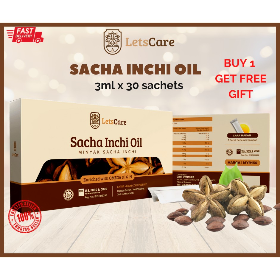 Sacha Inchi Oil LetsCare (READY STOCK) | Shopee Malaysia