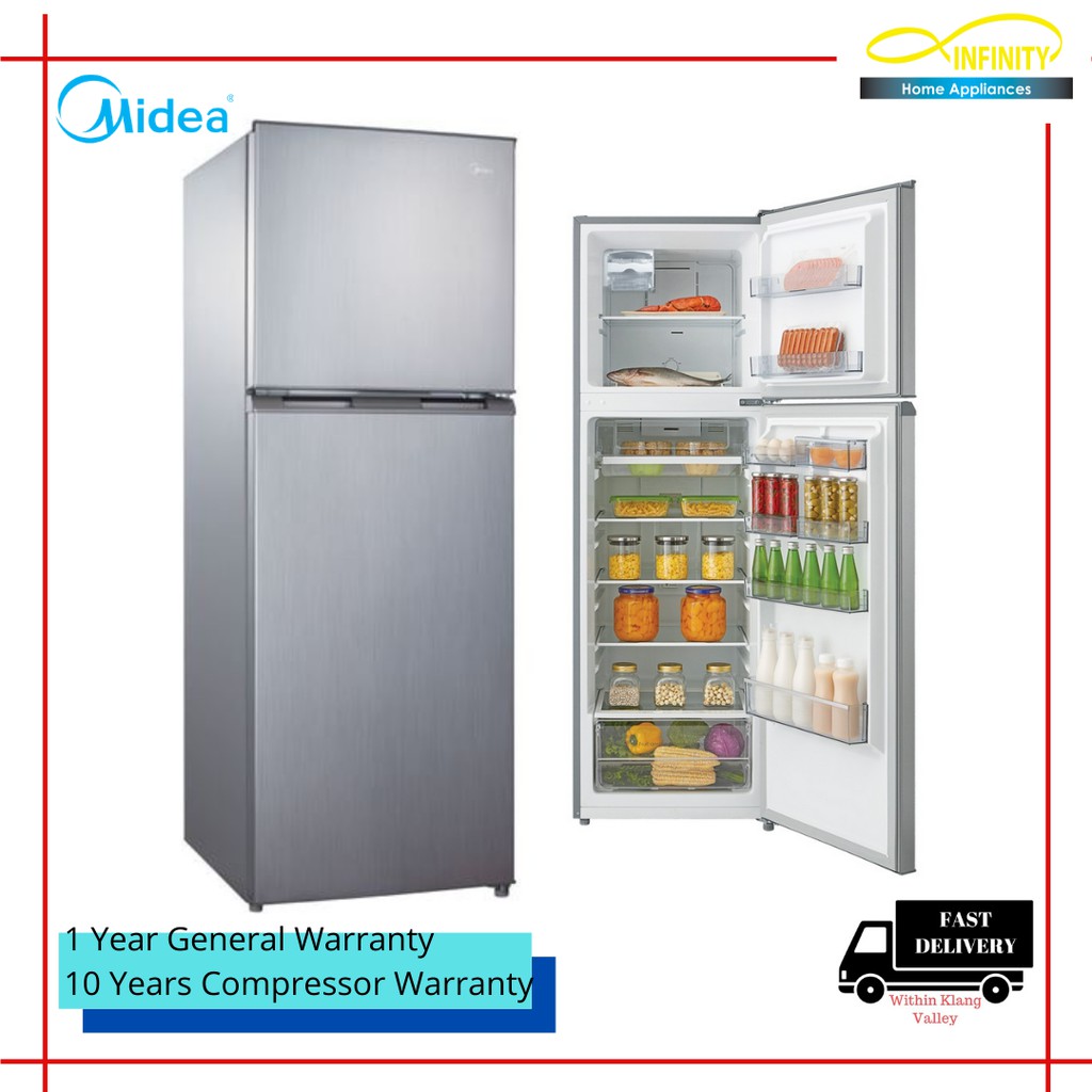 Midea / sharp fridge 285l / 300l /360l md 333v 2 door refrigerator ...