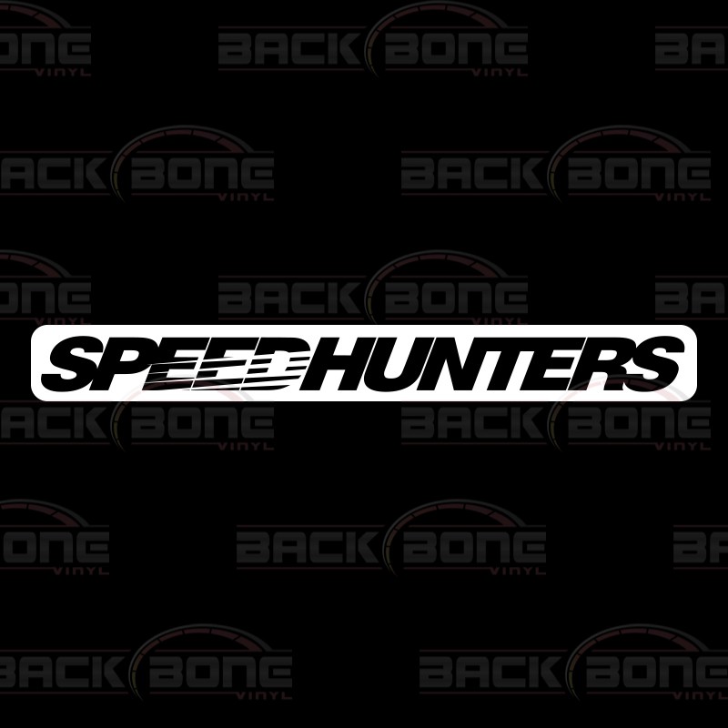 SPEEDHUNTERS LOGO CAR STICKER #3 | Shopee Malaysia