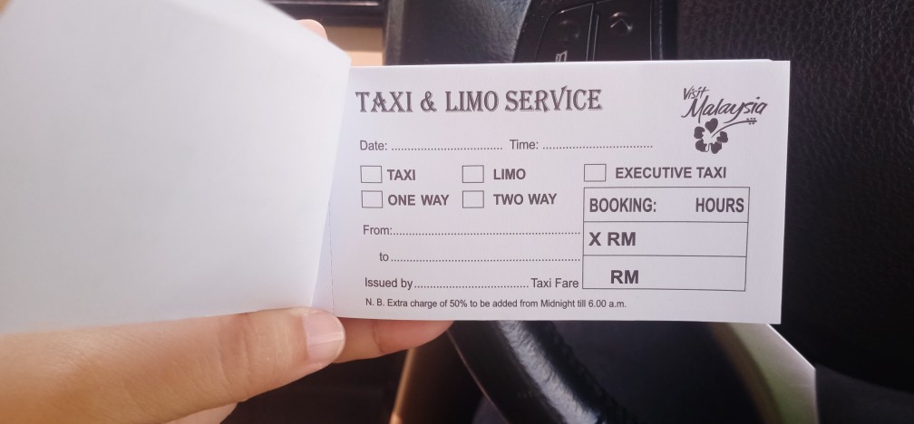 💥LIMITED PROMOTION FAST SELLING Taxi Receipt book BUKU RESIT TAXI LIMO ...