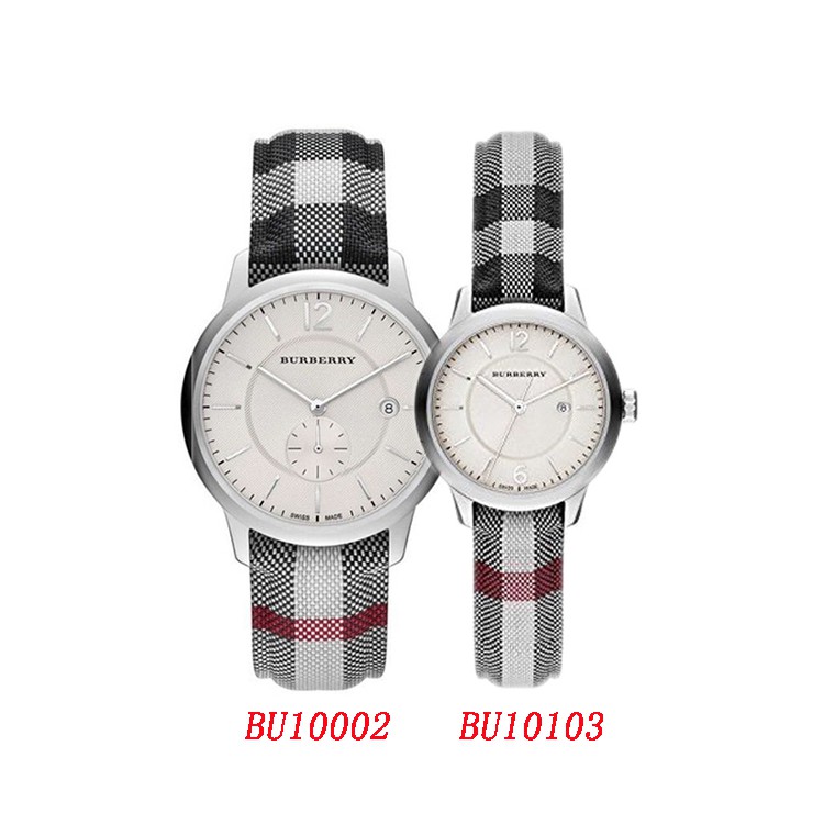 Original Burberry Classic Horseferry Check couple Watch BU10001 BU10113 ...
