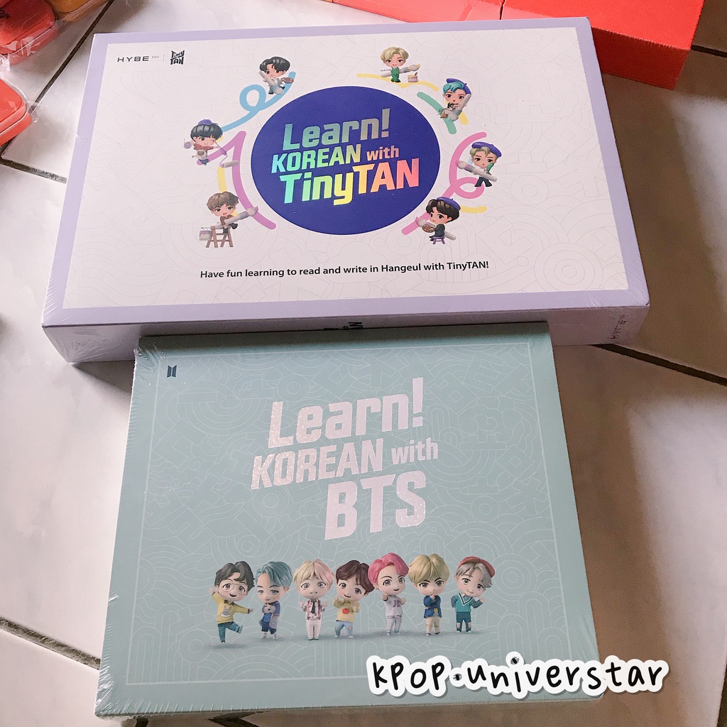 [WEVERSE] LEARN! KOREAN WITH BTS TINYTAN BOOK PACKAGE MOTIPEN | Shopee ...