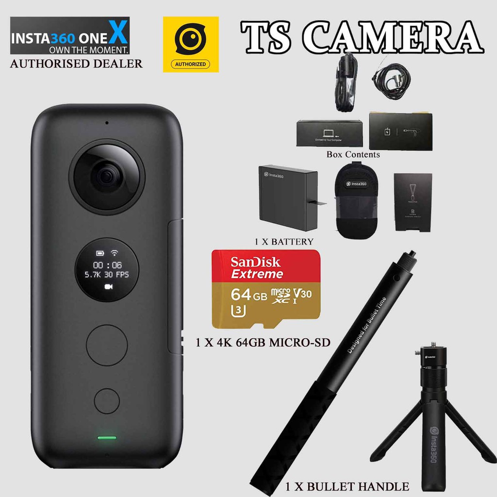INSTA360 ONE X COMBO (AUTHORIZED) | Shopee Malaysia
