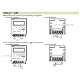 Anly APT-6S 7 Days Programmable Timer Time Switch | Shopee Malaysia