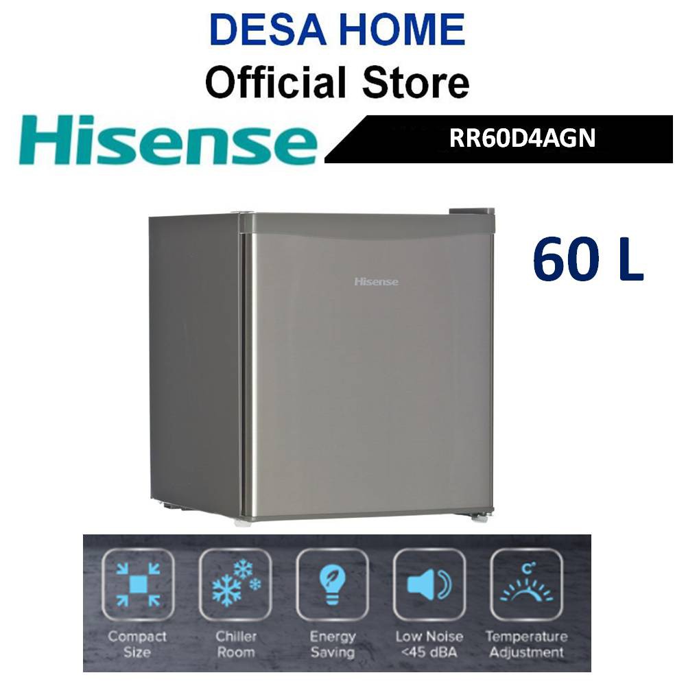 [FREE DELIVERY] HISENSE MINI BAR RR60D4AGN 60L | Shopee Malaysia