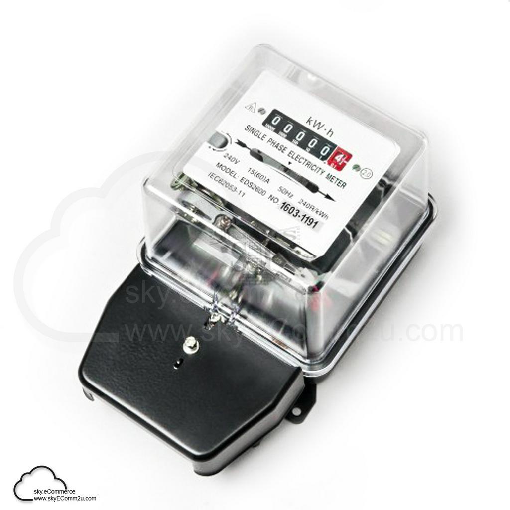 EMANN Single Phase Analogue Electricity kWh Meter EDS2600 15(60A ...