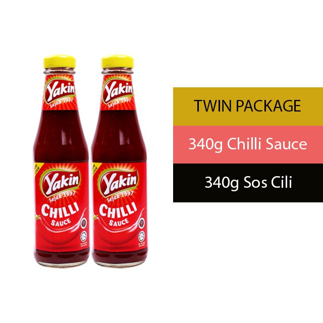 Yakin Sos Cili / Chilli Sauce 340g (TWIN PACKAGE) | Shopee Malaysia