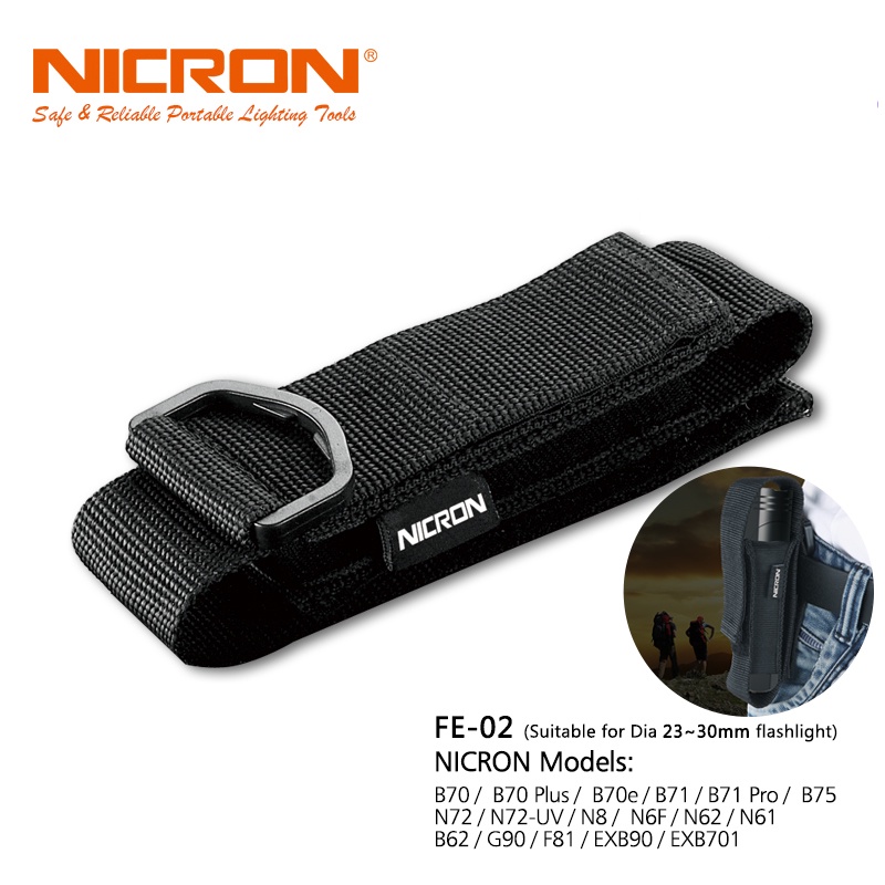Nicron Flashlight Pouch Torch Light Bag For Big Size - B70PLUS/B70//N6 ...