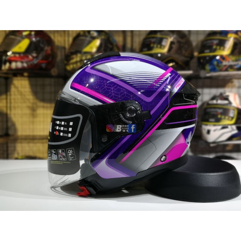 Original GSB G-268 Open Face Helmet | Shopee Malaysia