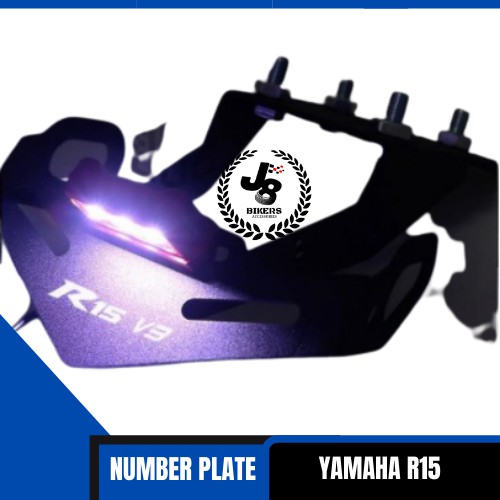 YAMAHA R15 V3 2017- 2020 Motorcycle License Number Plate Frame Holder ...