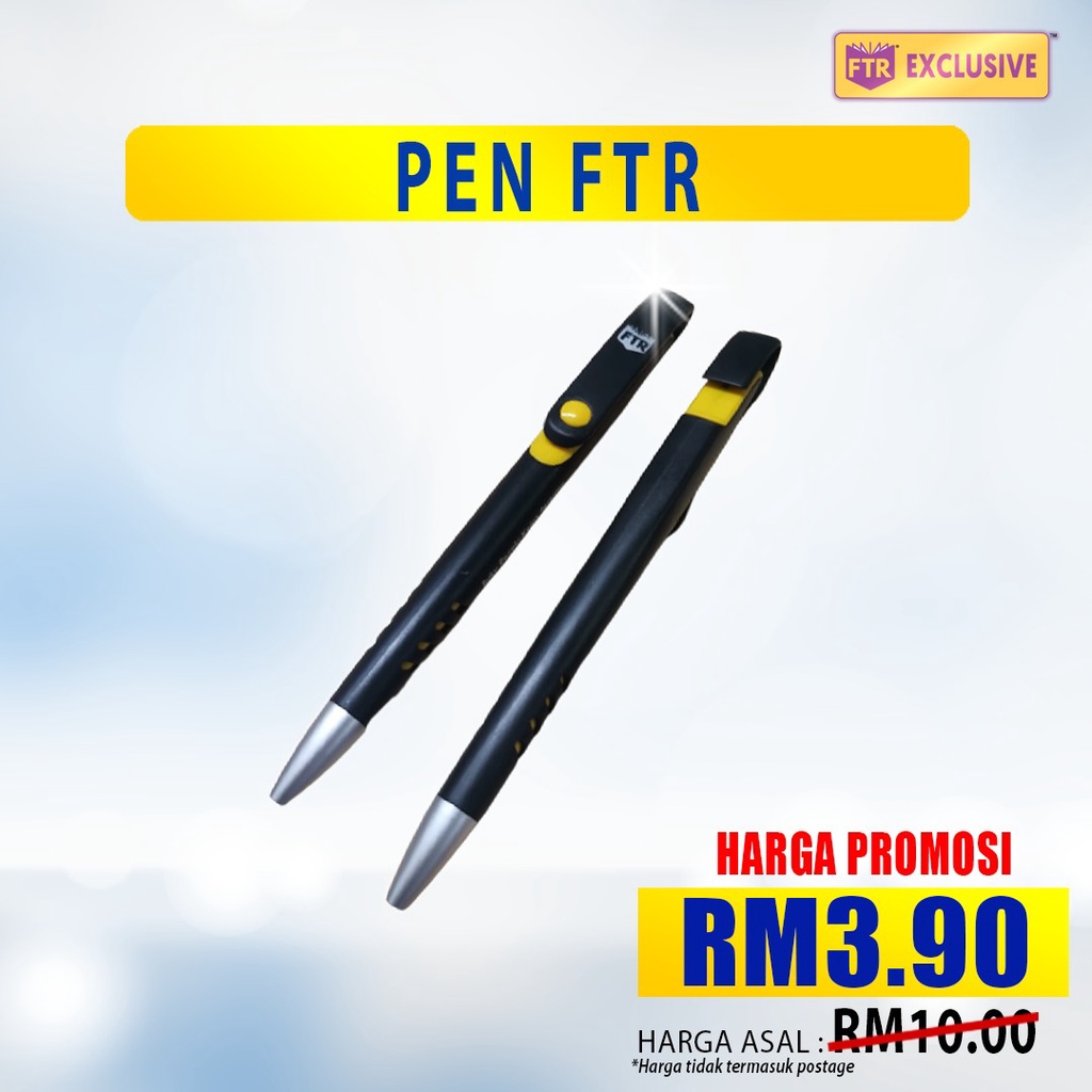 Pen FTR Exclusive / Pen Hitam | Shopee Malaysia
