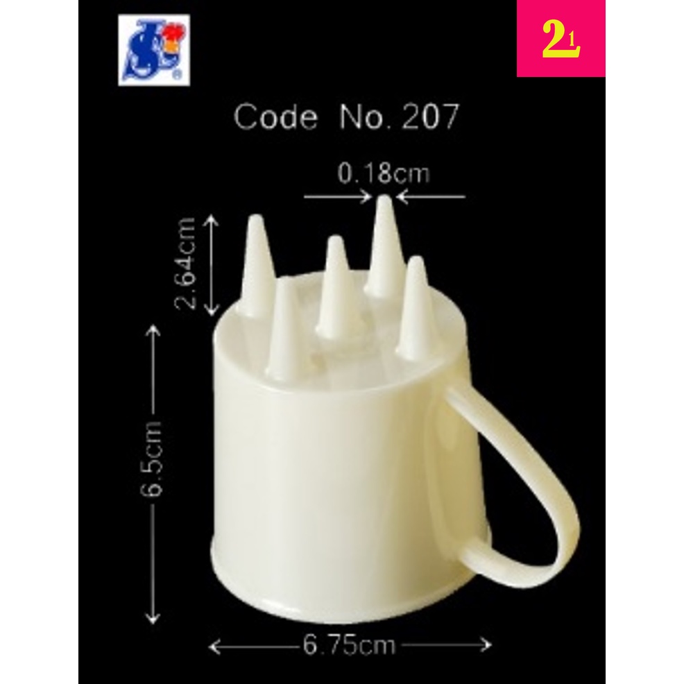 SL No. 207 Acuan Roti Jala/ Roti Jala Mould/ Multipurpose Sauce Holder ...