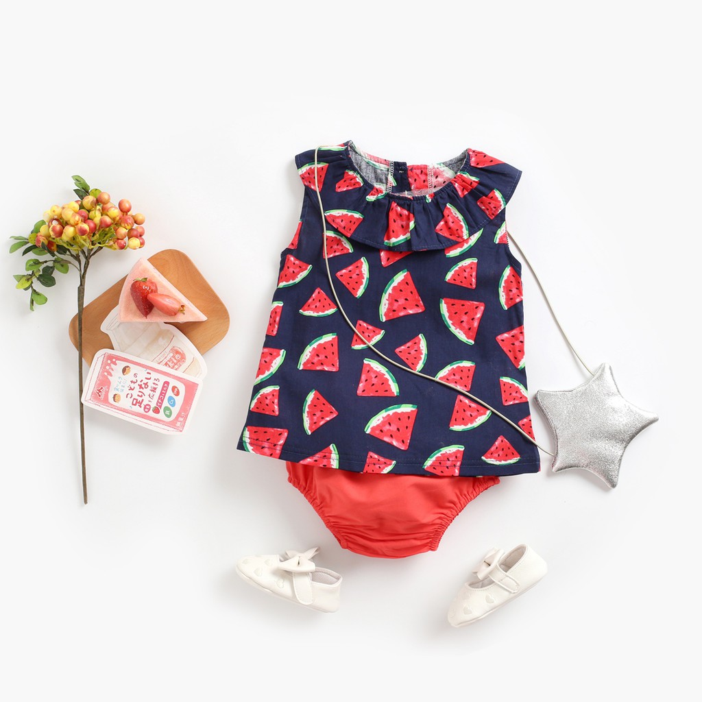 Cotton Baby Clothing Sets Printing Summer Baby Girls Clothes Cute ...