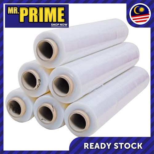2kg Clear Stretch Film/Wrapping Firm/Plastic Pallet Wrap - 500mm (2kg x ...