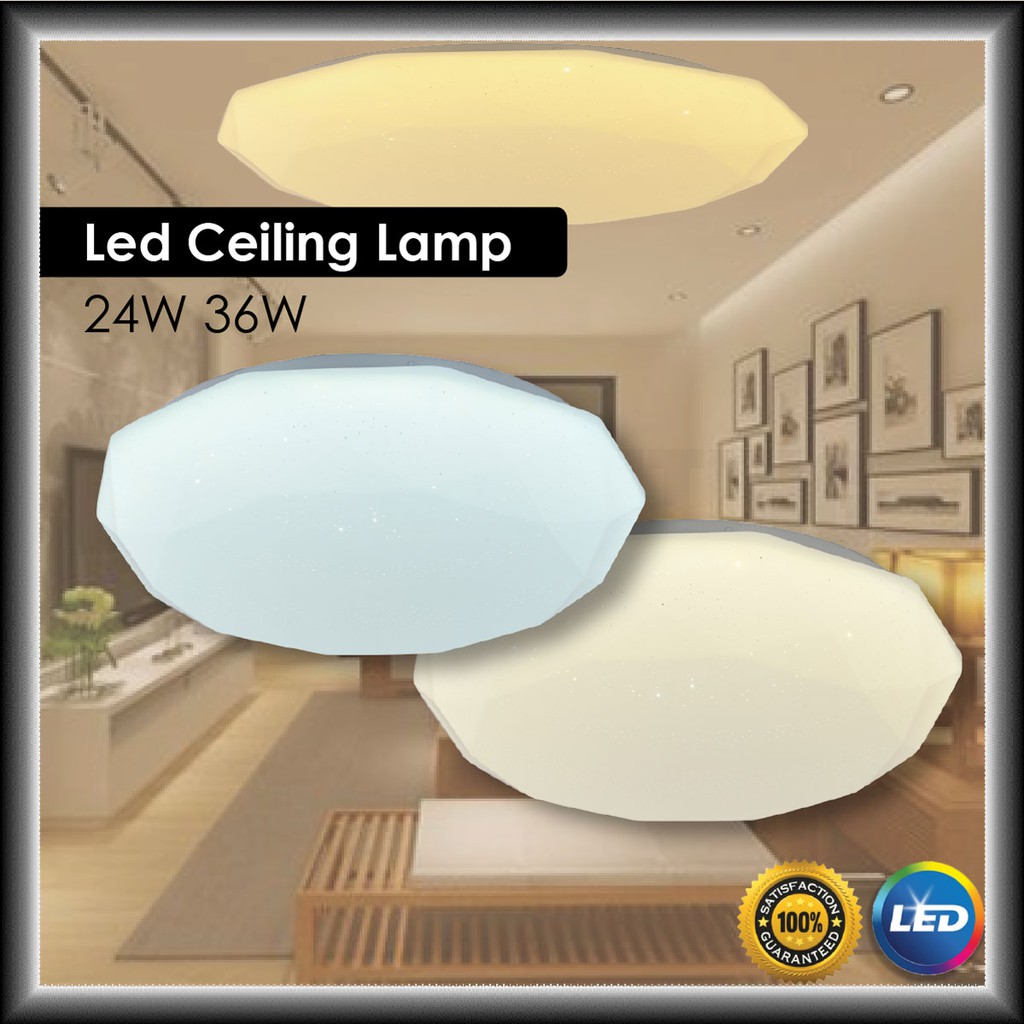 Modern LED Ceiling Lights Lamps Energy Saving Panel Light Lamp Living ...