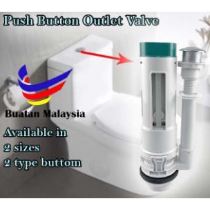 Vinyl Push Button Outlet Valve Single/ Dual Chrome Push Button 40mm ...