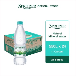 Spritzer Natural Mineral Water (550ML X 24) | Shopee Malaysia