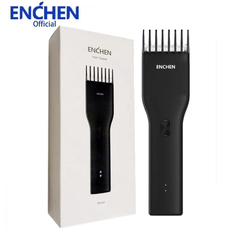 ENCHEN Hair Clipper Boost Electric Trimmers Portable Fast Charging ...