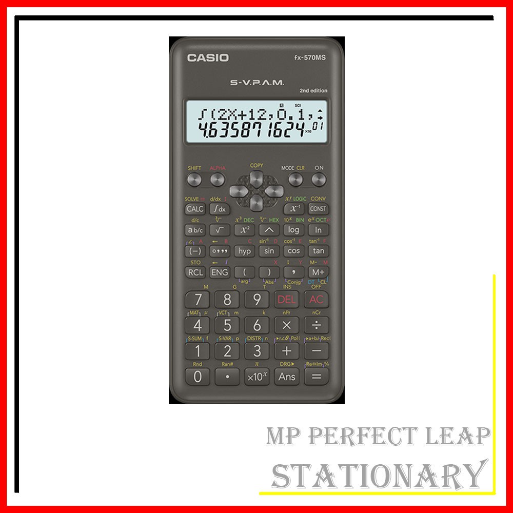 CASIO fx-570MS 2nd edition Scientific Calculator | Shopee Malaysia