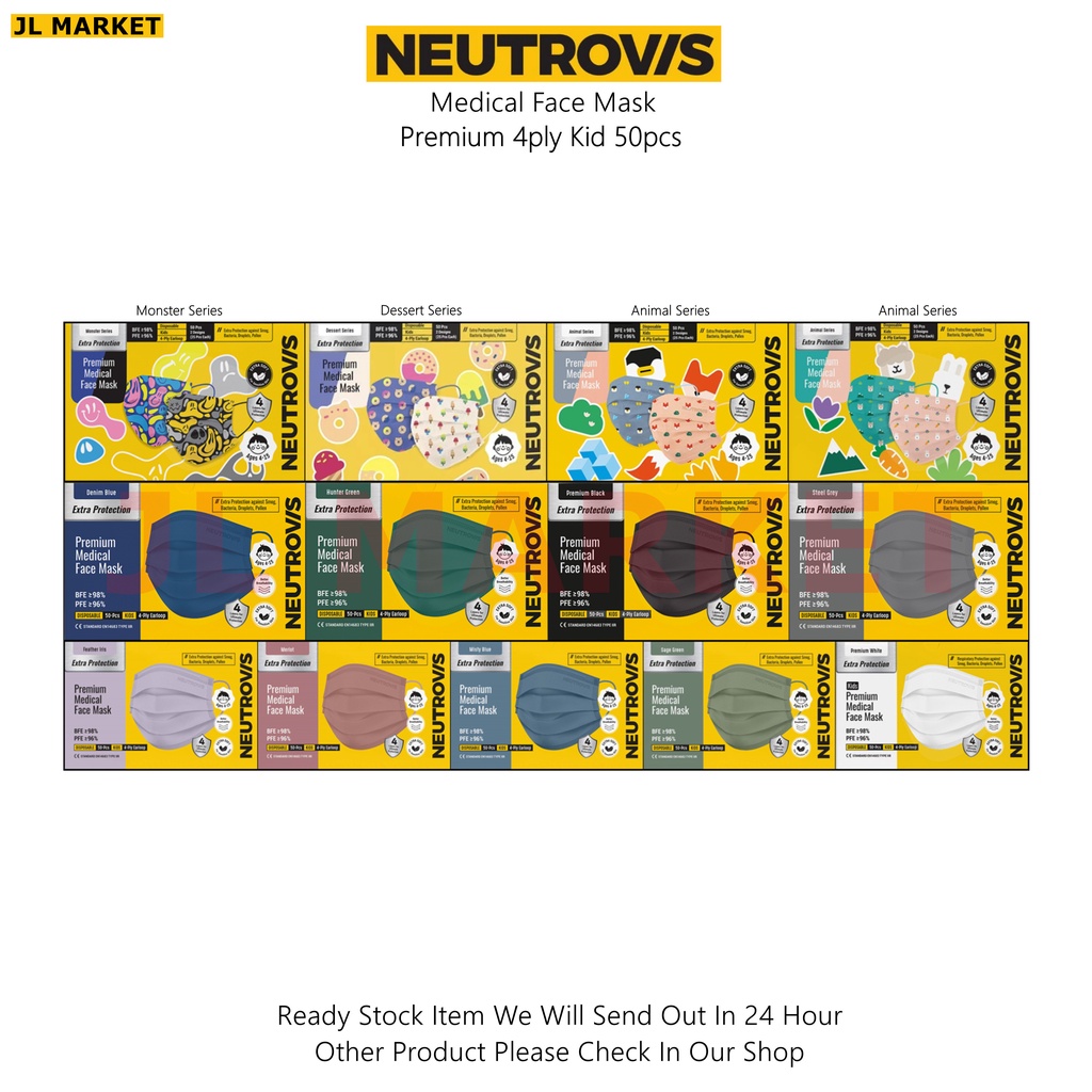 Neutrovis Kids Premium 4ply Series (50’s/box) | Shopee Malaysia