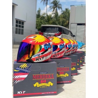 KYT HELMET KYT HELLCAT MERDEKA 64 LIMITED EDITION | Shopee Malaysia