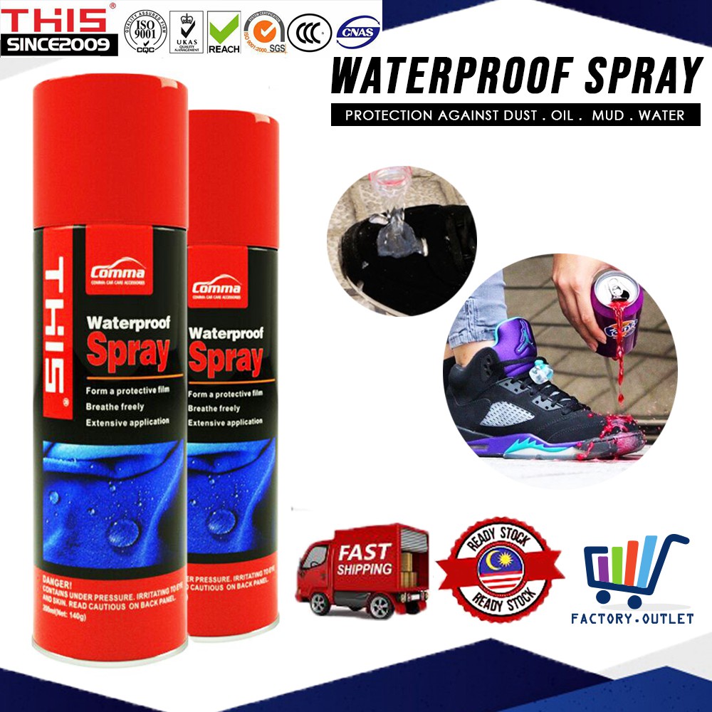 [READY STOCK] Waterproof Spray Water Stop Repellent Antiwater 200ML ...