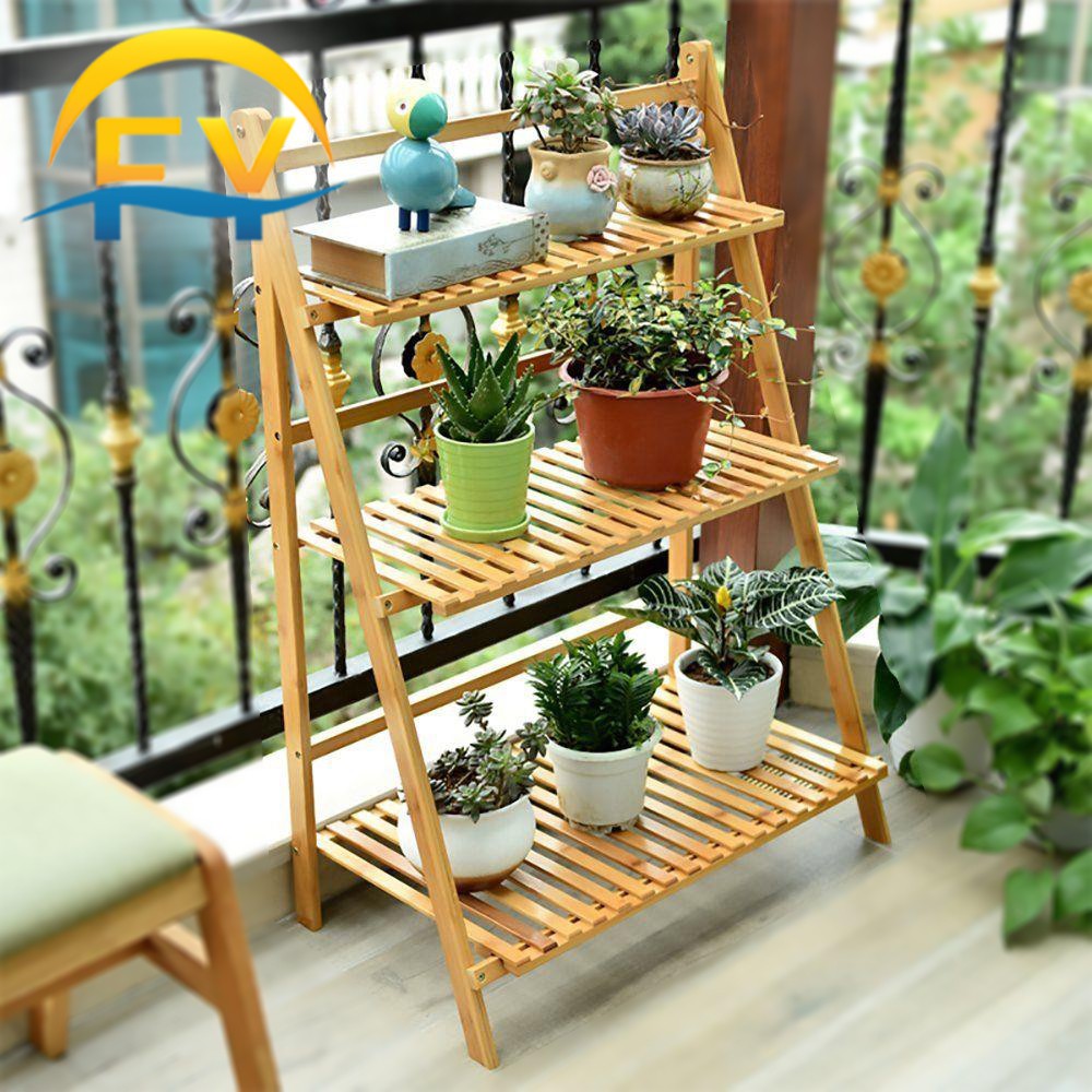 FY Flower Rack Flower Display Plant Rack Shelf Rak Bunga Bertingkat 3/4 ...