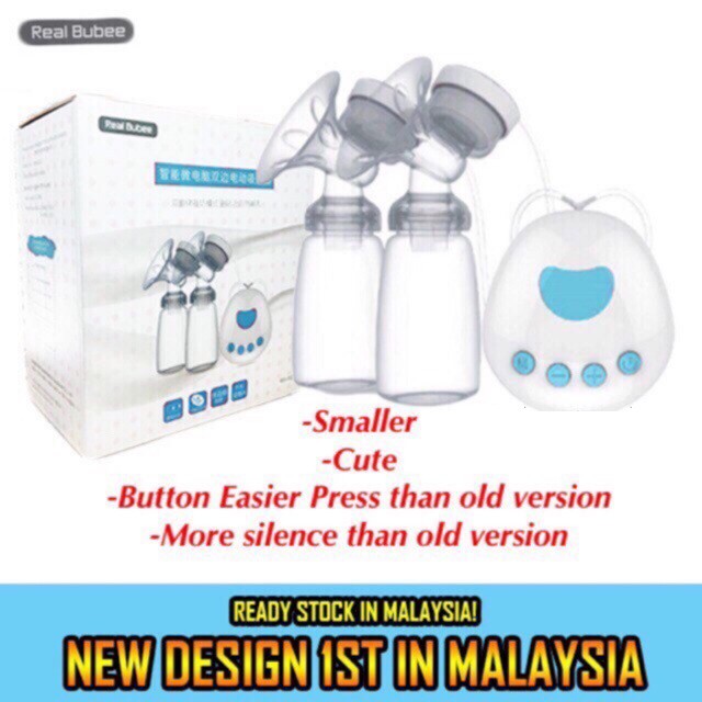 100% ORIGINAL Double Electric Auto Breast Milk Pump #QA89 Real Pam Susu ...