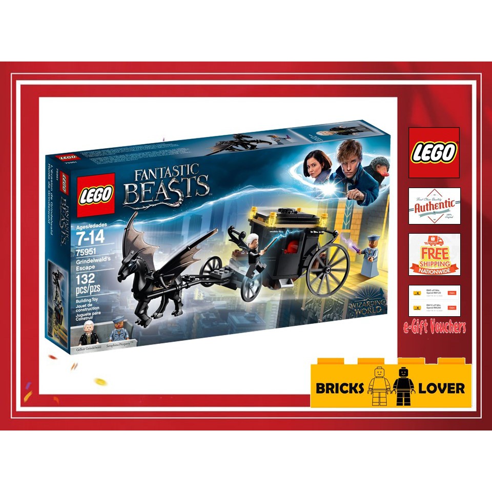 Lego 75951 Harry Potter (Bricks_Lover} - Grindelwald's Escape (100% ...