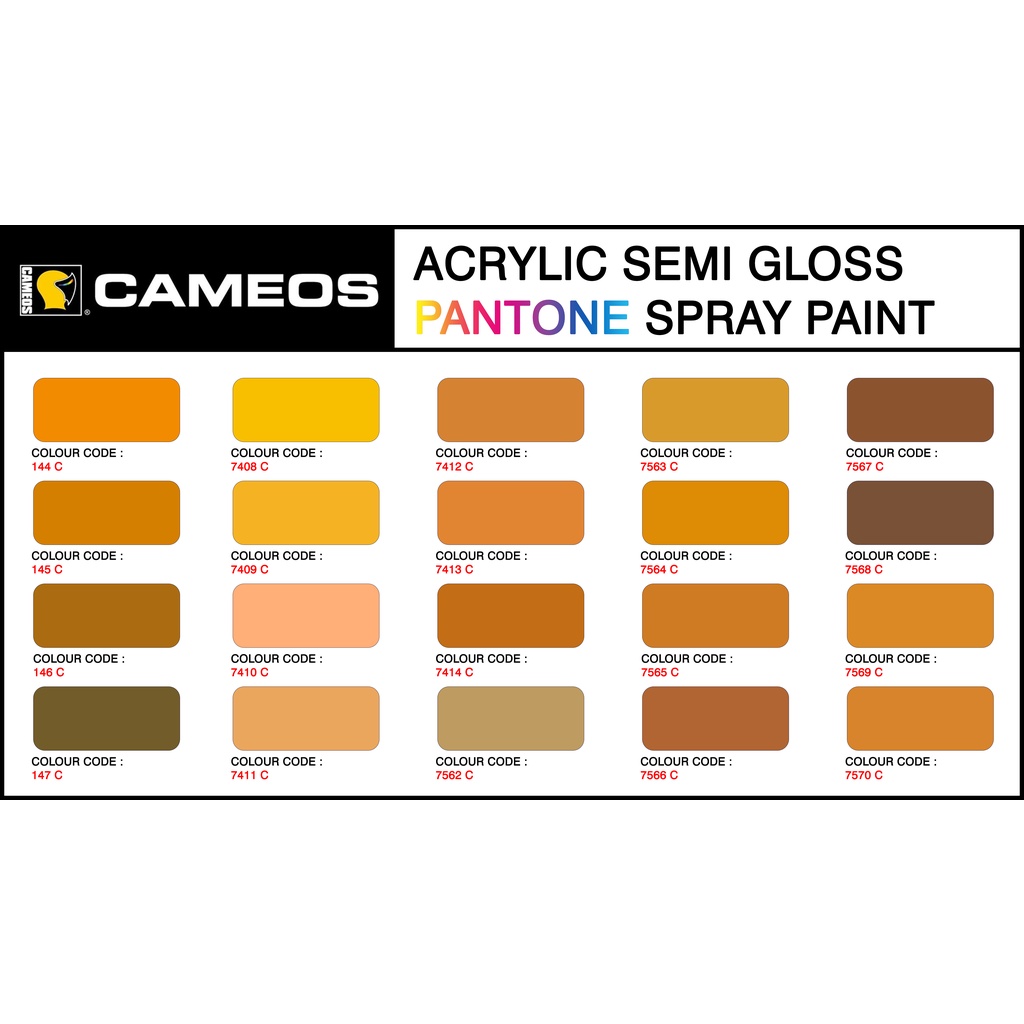 PANTONE Color P5 - Aerosol Spray Paint - CAMEOS 400ML/Bottle | Shopee ...