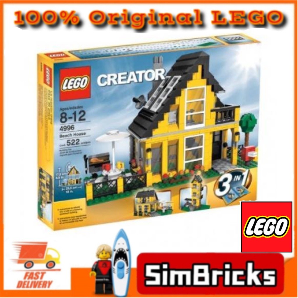 (SimBricks) LEGO 4996 Creator Beach House | Shopee Malaysia