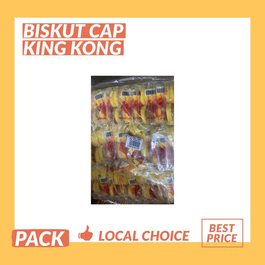 Biskut Cap King Kong 40pcs 100% Original Sarawak | Shopee Malaysia